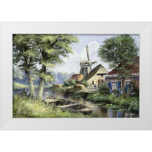 Withaar, Reint 14x11 White Modern Wood Framed Museum Art Print Titled ...