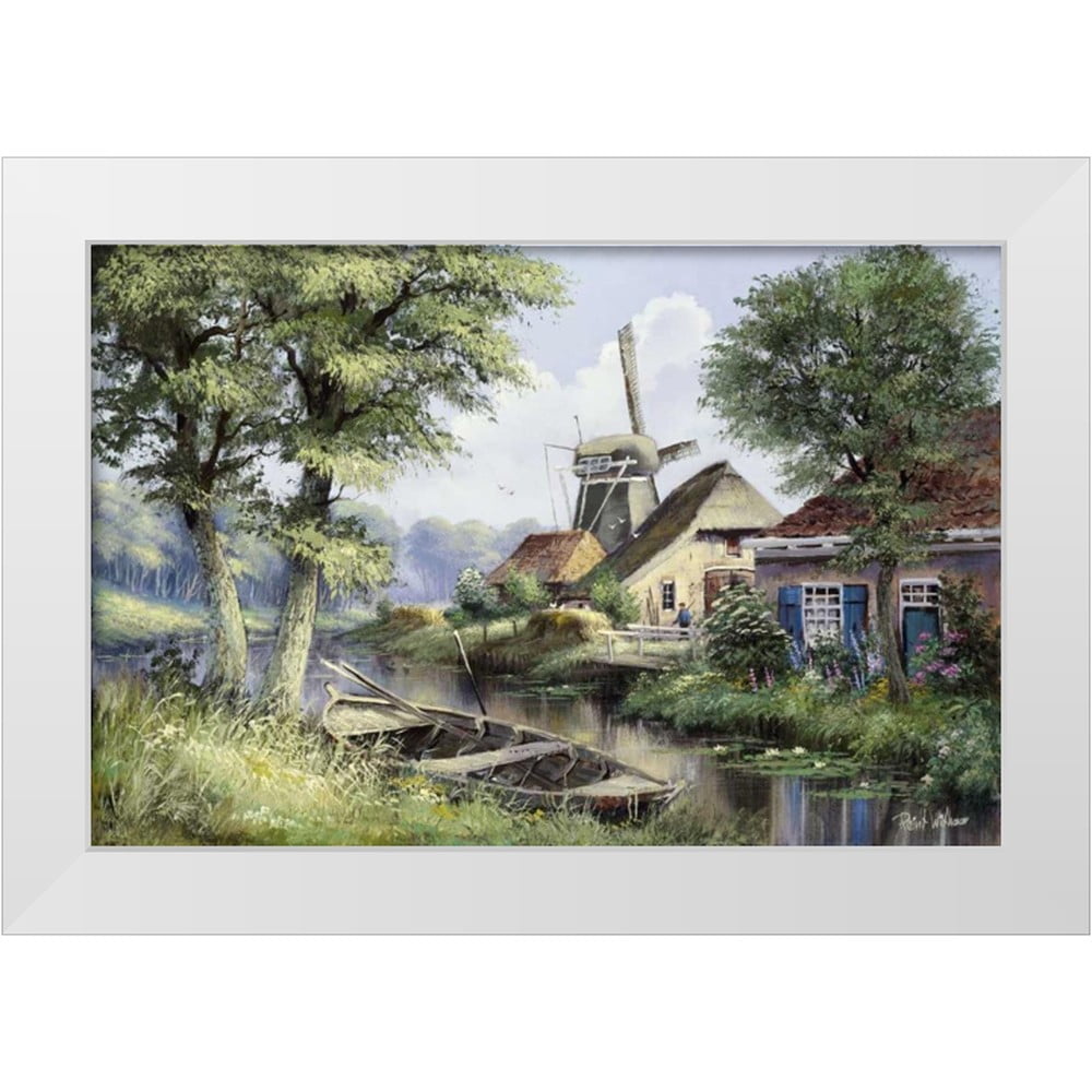 Withaar, Reint 32x23 White Modern Wood Framed Museum Art Print Titled ...