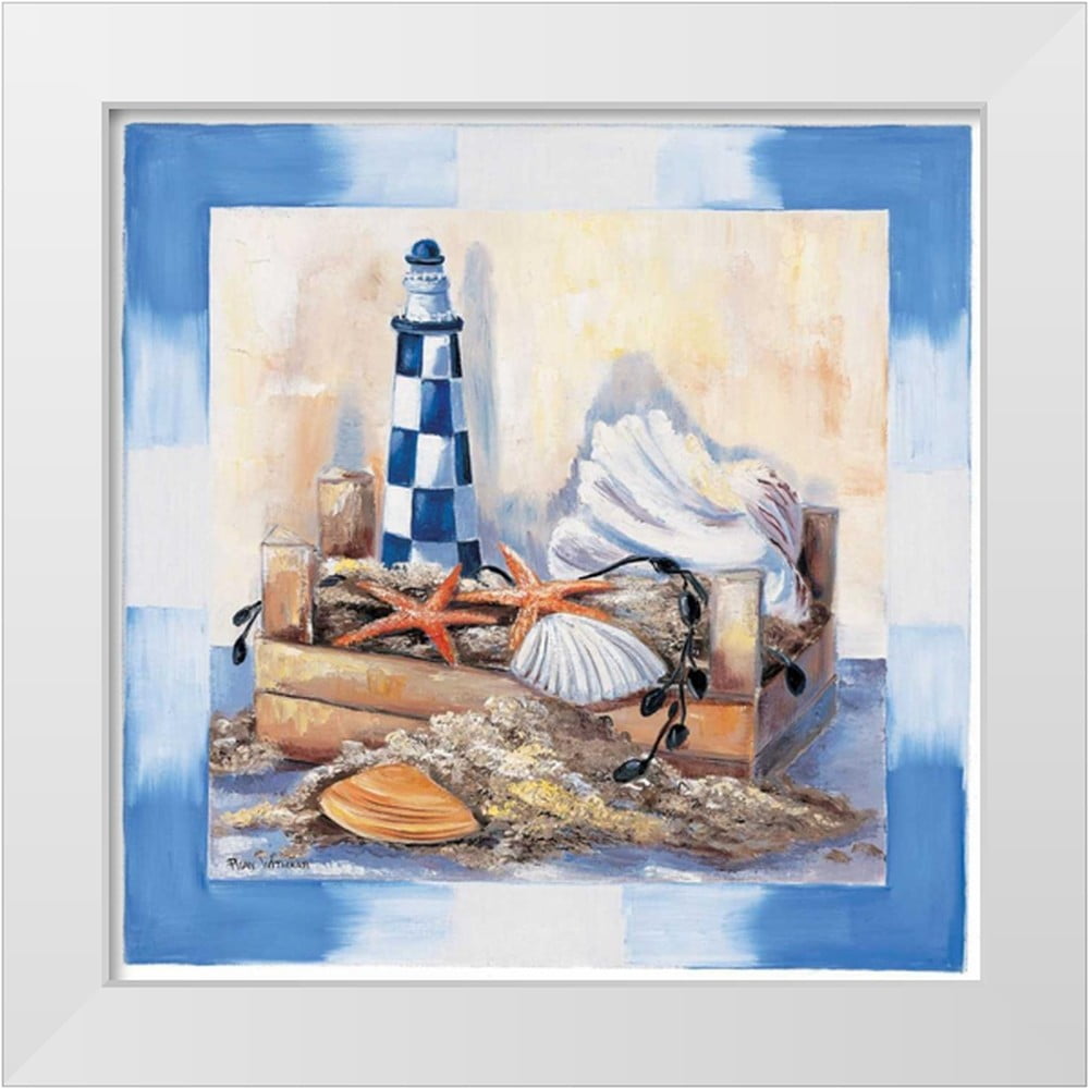 Withaar, Rian 12x12 White Modern Wood Framed Museum Art Print Titled - Holiday memories I ...