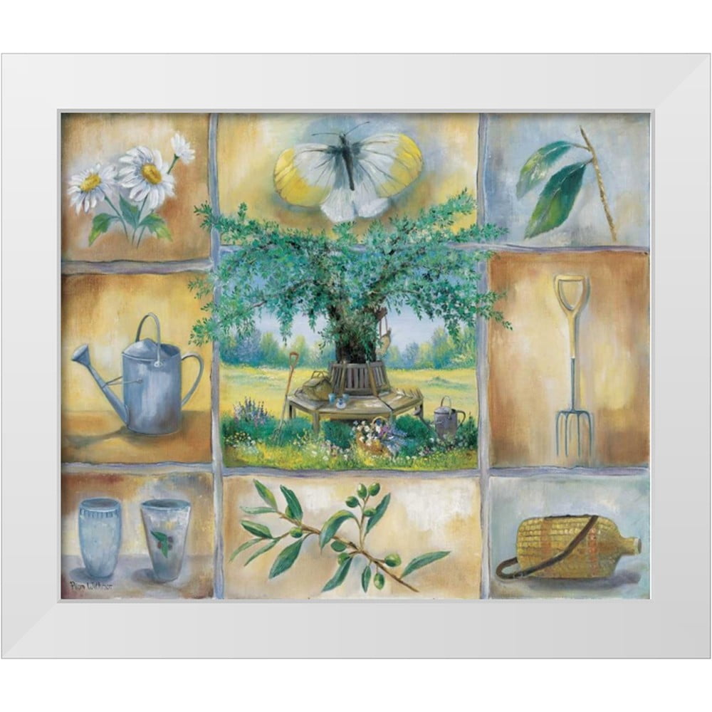 Withaar, Rian 14x12 White Modern Wood Framed Museum Art Print Titled ...