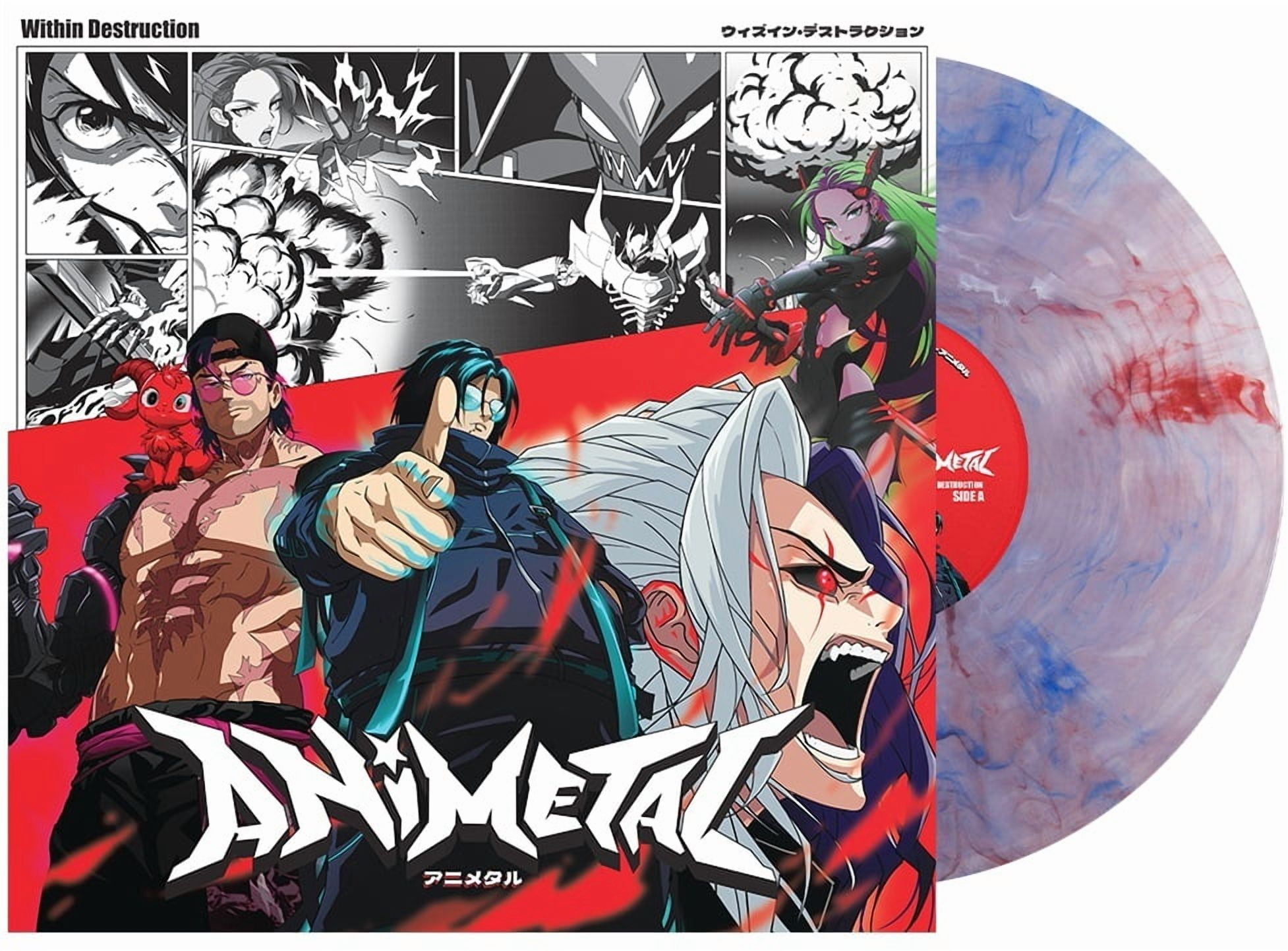 Within Destruction - Animetal [Clear/Red/White/Blue Marble LP] - Music ...