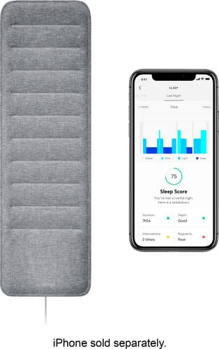 Withings Sleep Tracking Mat that Analyzes Your Sleep and Detects ...
