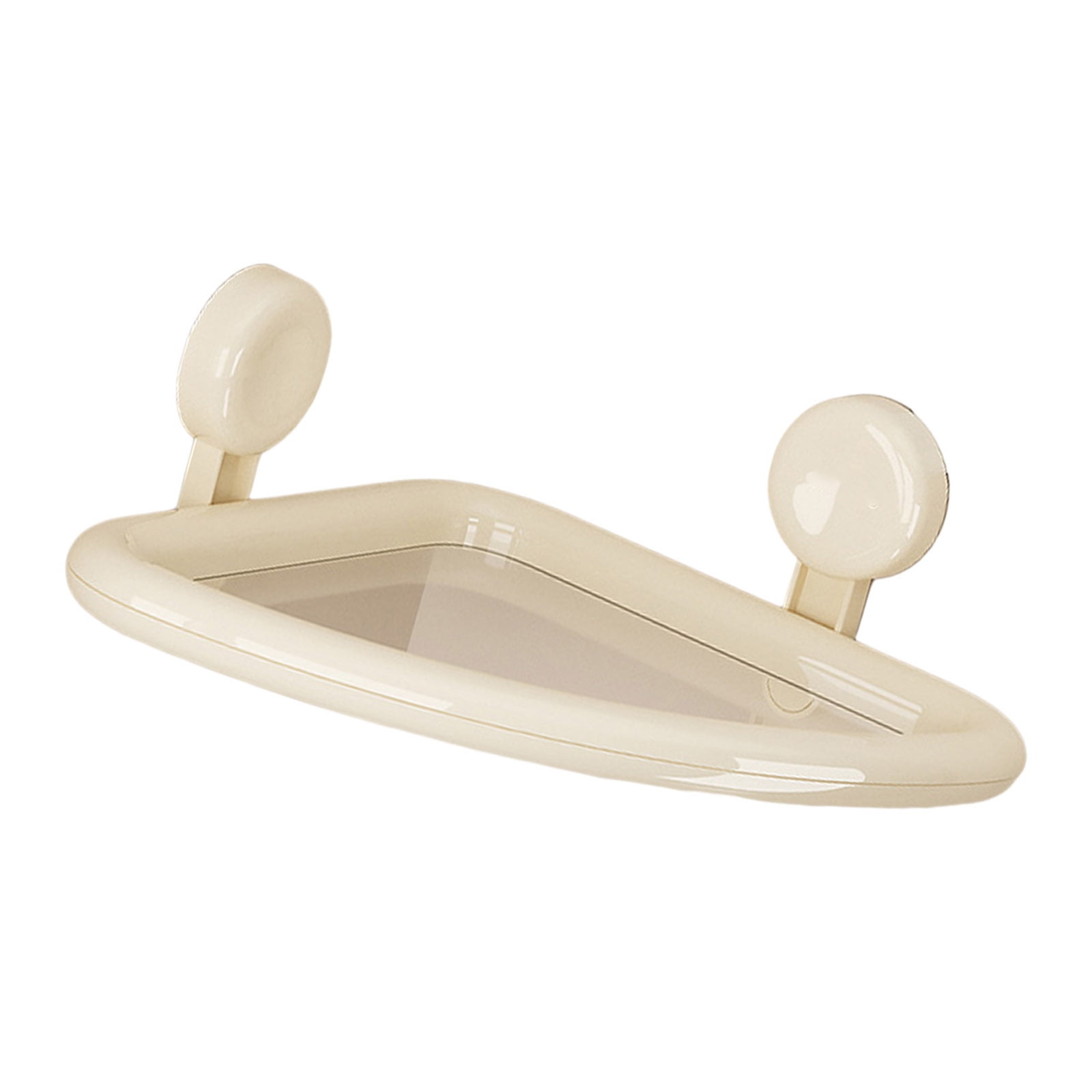 Without Drilling Bathroom Suction Shelf Corner Storage Space Saving ...