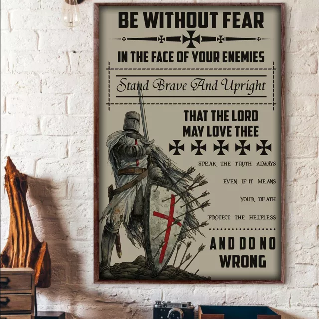 Be Without Fear In The Face Of Your Enemies Stand Brave Christian Jesus ...