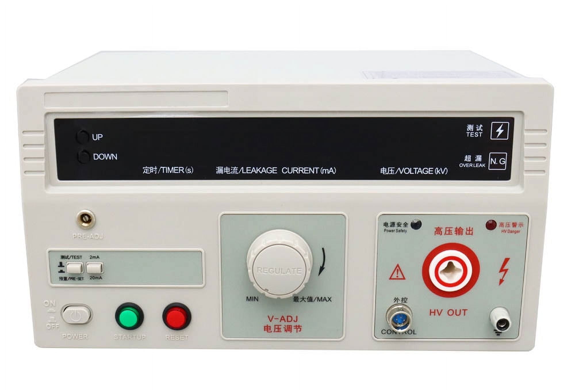 Withstand Hi-Pot Tester Insulation Resistance Tester 220V 5KV 100VA ...