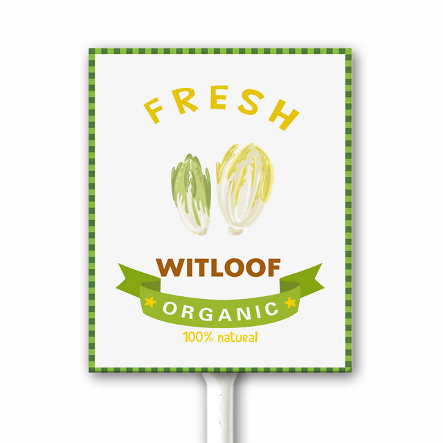 Witloof Vegetable Garden Signs Metal Yard Sign With Stake Perfect for ...