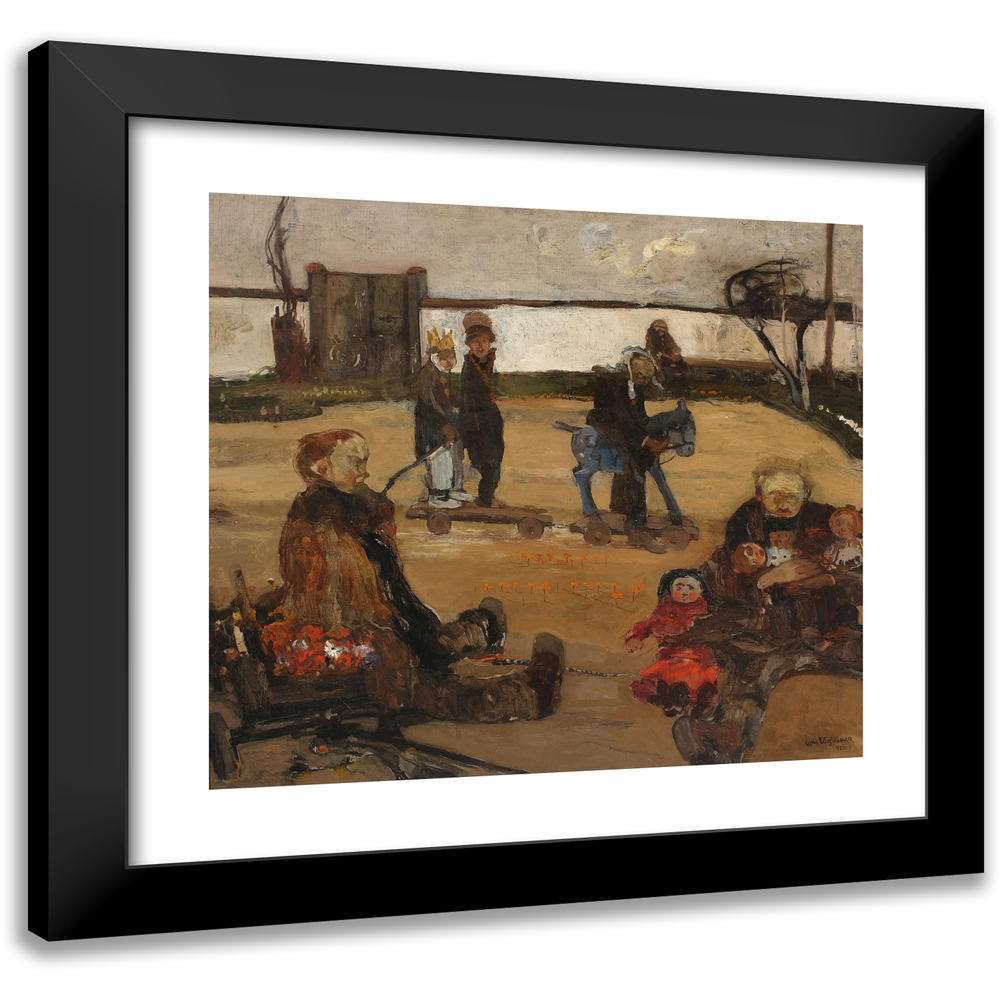 Witold Wojtkiewicz 22x20 Black Modern Framed Museum Art Print Titled ...