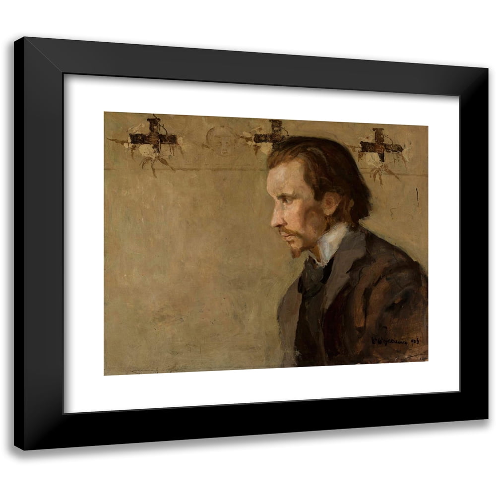 Witold Wojtkiewicz 24x20 Black Modern Framed Museum Art Print Titled ...