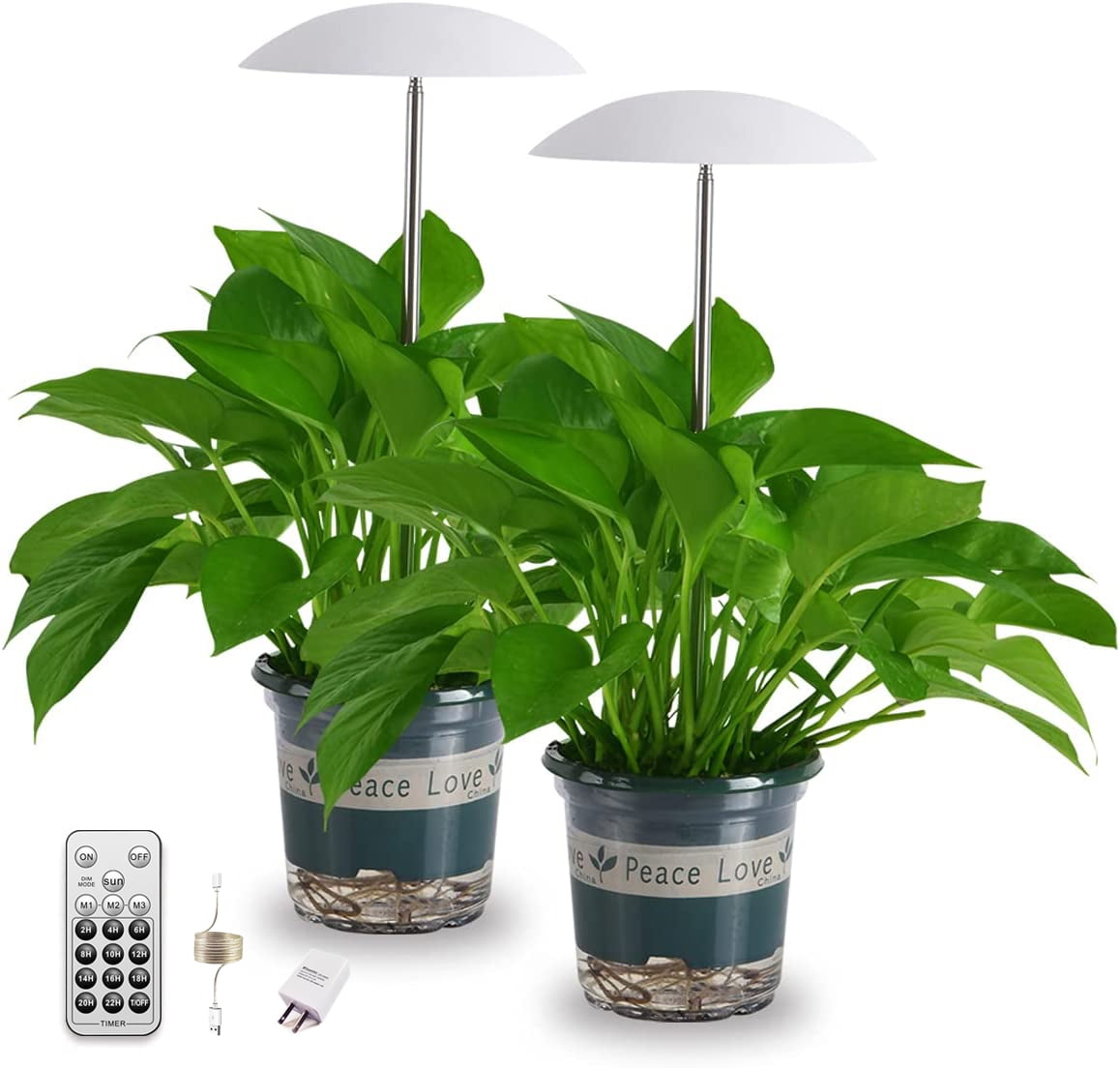 Witsanlex Smart LED Grow Lamp for Indoor Plants, Full Spectrum, Sun ...