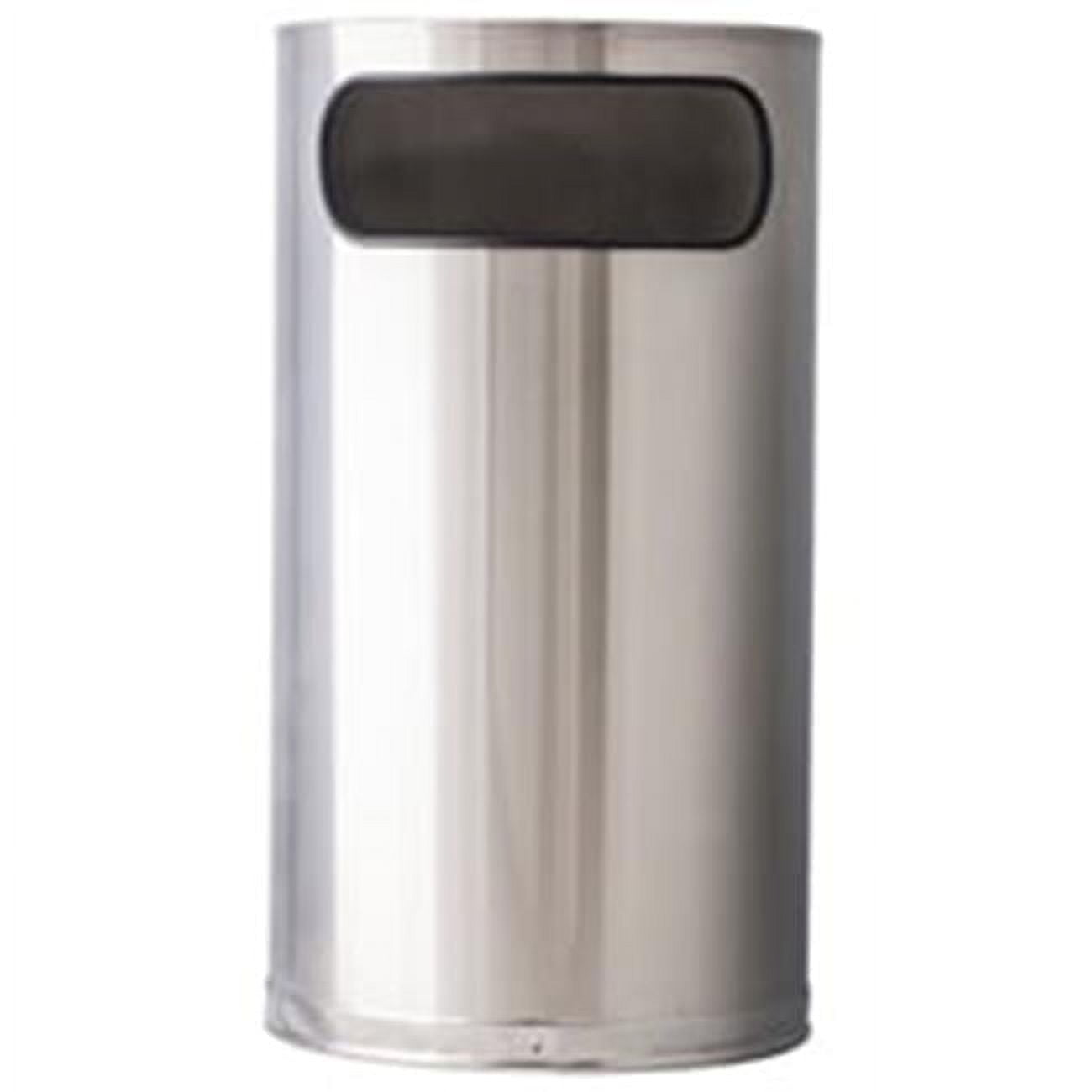 Witt Industries Side Entry Half Round Waste Receptacle - 9 Gallon ...
