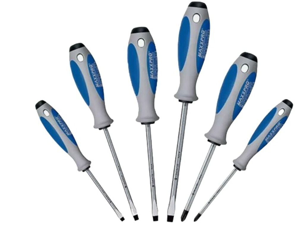 Witte 653864 6 Piece Maxxpro Slotted and Phillips Screwdriver Set ...