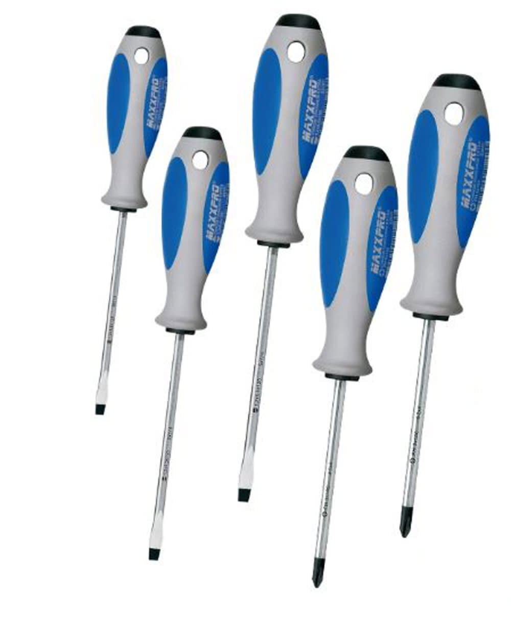 Witte 653865 5 Piece Maxxpro Slotted and Phillips Screwdriver Set ...