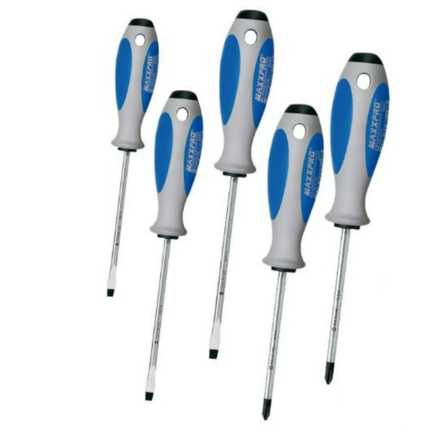 Witte 653865 5 Piece Maxxpro Slotted and Phillips Screwdriver Set ...
