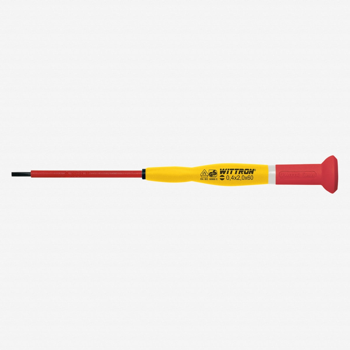 Witte 89935 1.5 x 40mm Wittron Precision Insulated Slotted Screwdriver ...