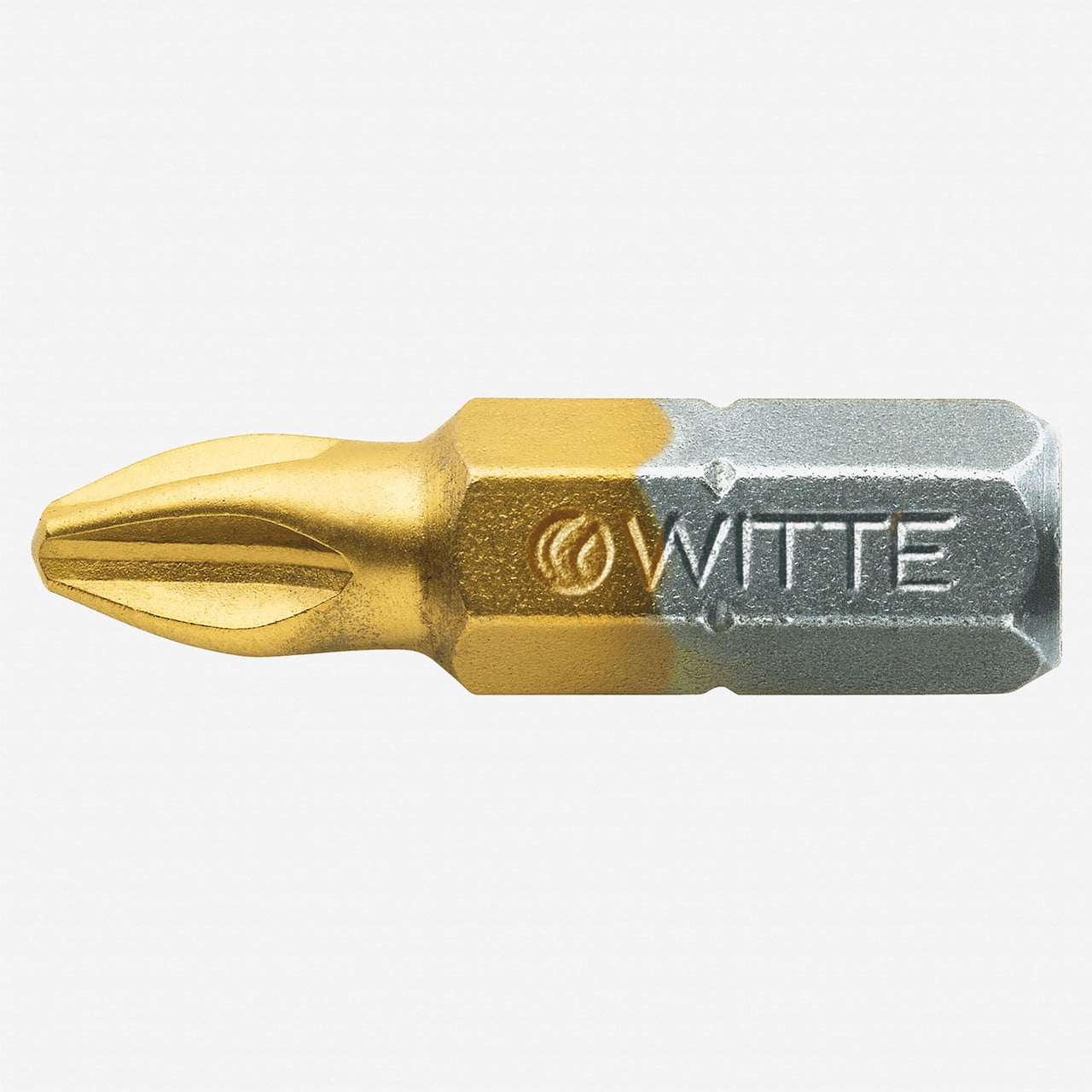 Witte Maxx Titanium-Nitride Phillips Bit, #1 x 25mm - Walmart.com