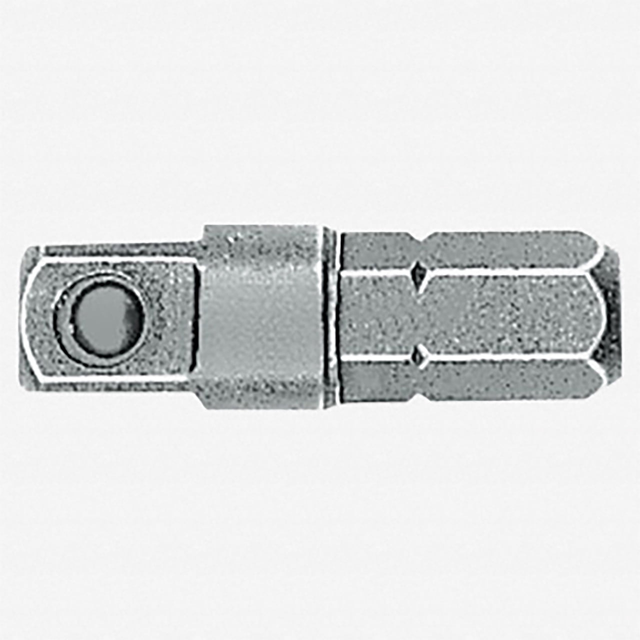 Witte Pro Bit Adapter 1/4" Square to 1/4" Hex - Walmart.com