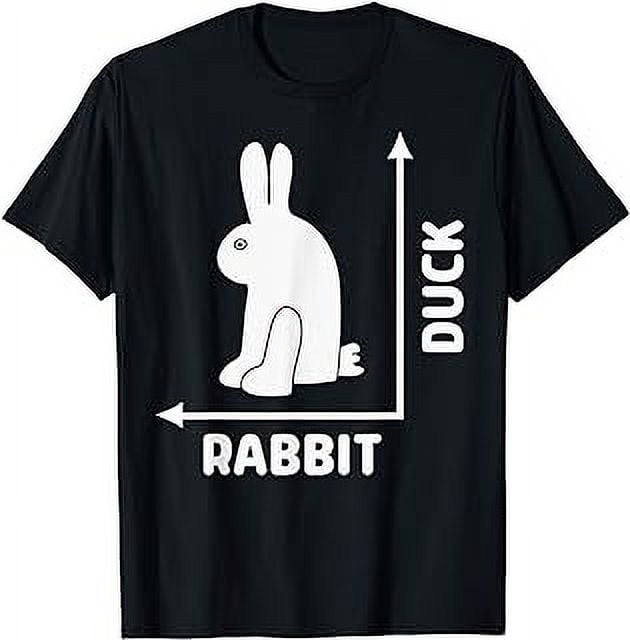 Wittgenstein Rabbit Duck Philosopher Nerd Geek Math Lovers T-Shirt ...