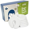 Wittle Door Pinch Guard (6 Pack) | Baby Proof Foam Door Stopper | Baby ...