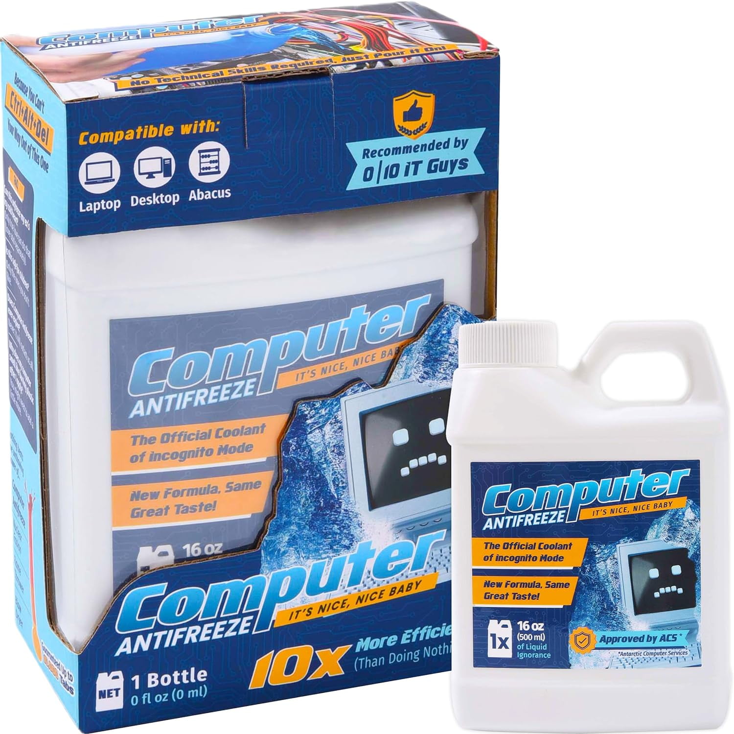 Witty Yeti Computer Antifreeze Gag Gift, 1 Pack - Walmart.com
