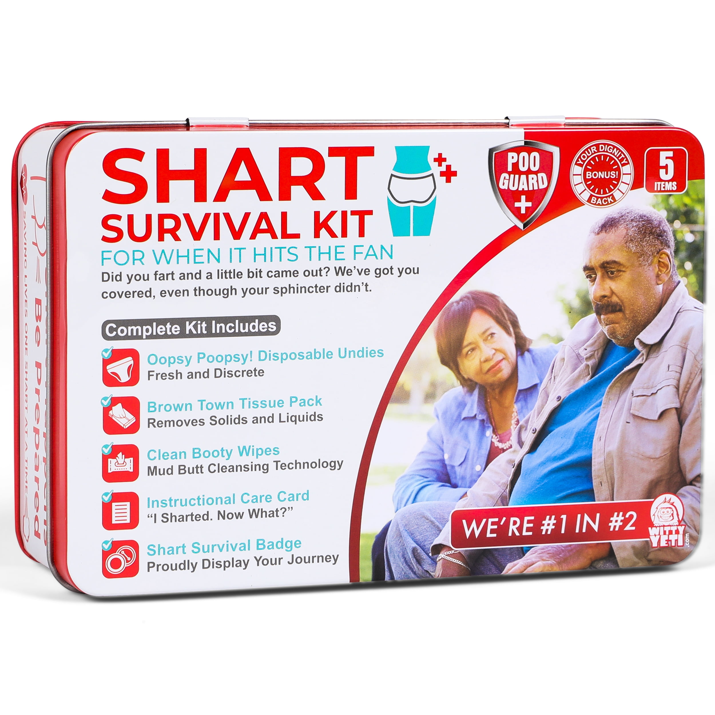 Witty Yeti Prank Survival Kit - Funny Novelty Gag Gift, Perfect ...