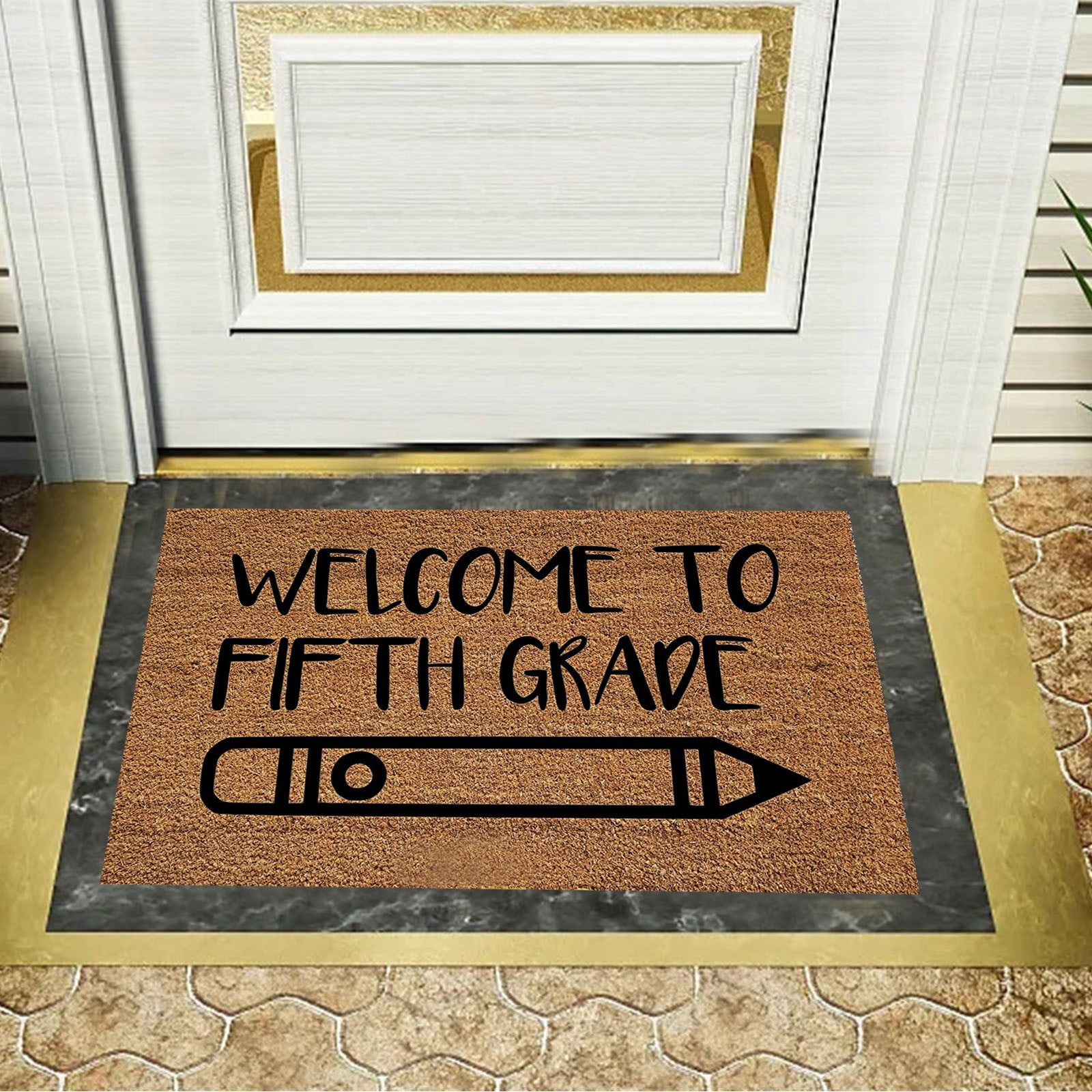 Wiueurtly homecoming school supplies Hearth Rugs,Back To School Doormat ...