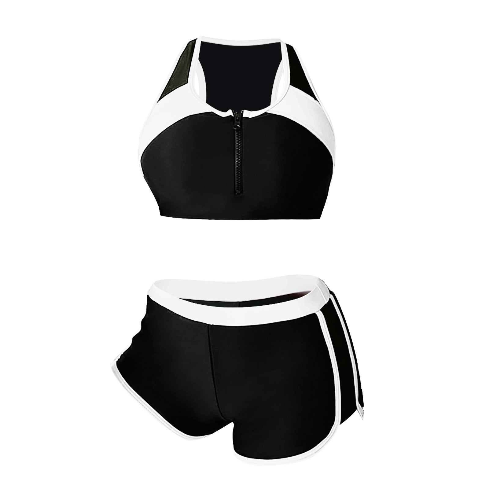 Wiueurtly Bikini Sets for Women Print Set Swimming Two Piece Swimsuits ...