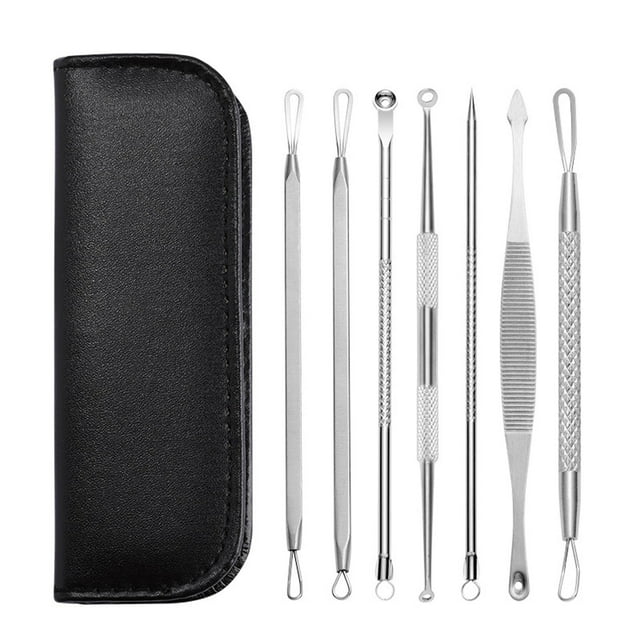 Siquannnn Blackhead Remover Pimple Tool Comedone Zit Extractor Kit For ...