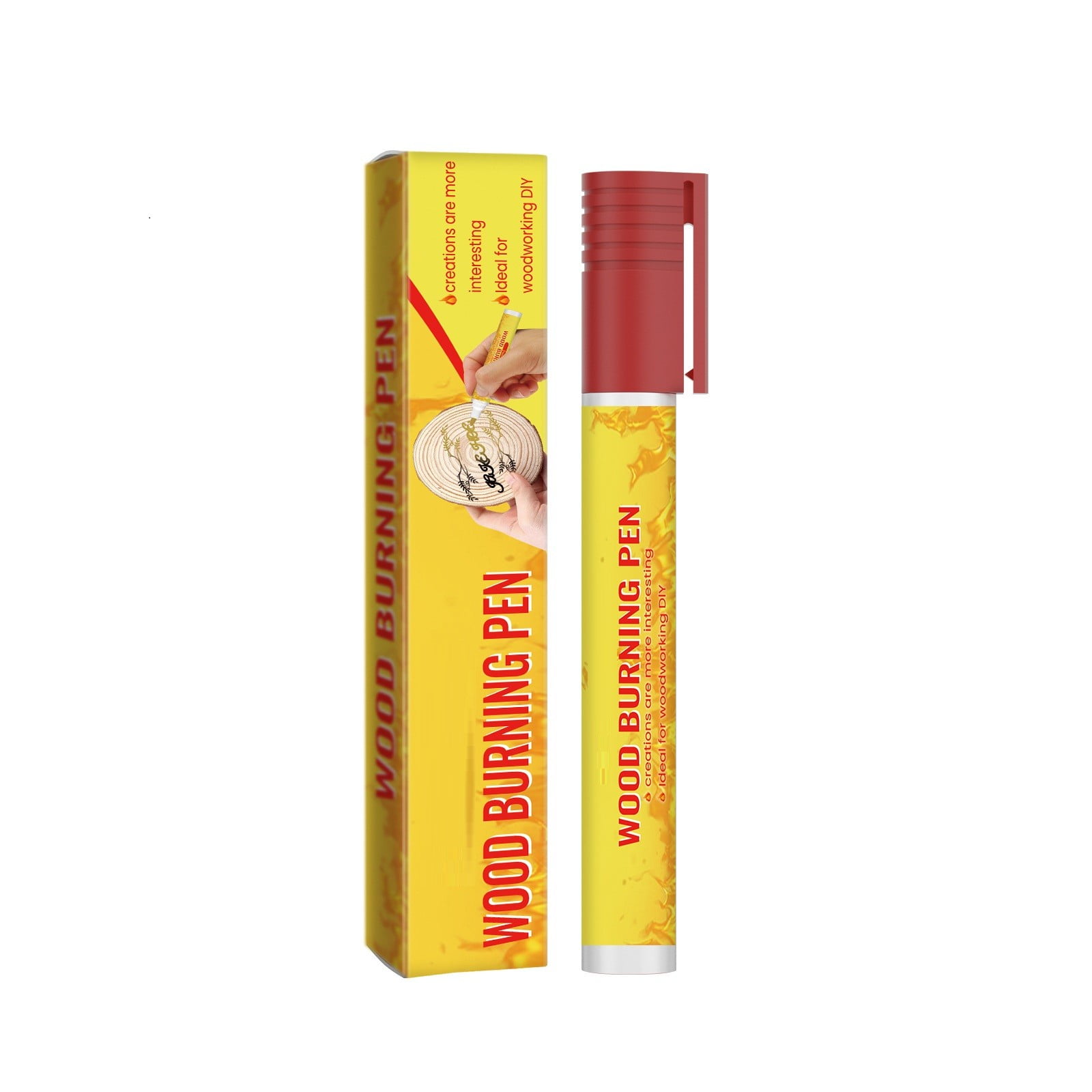 Wiueurtly Cordless Wood Burning Pen PyroCraft Tool With Adjustable ...