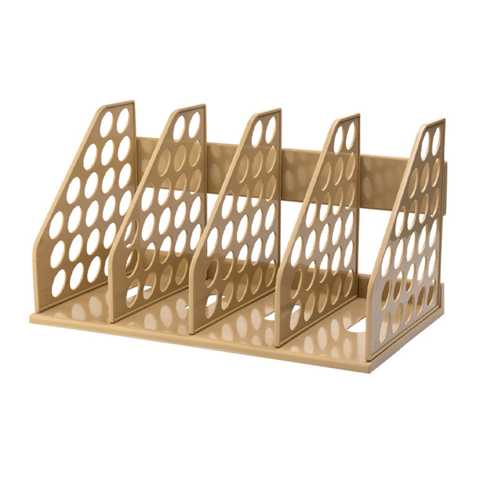 Wiueurtly Creative Hollow Bookstand Student Desk Book Storage Shelf ...