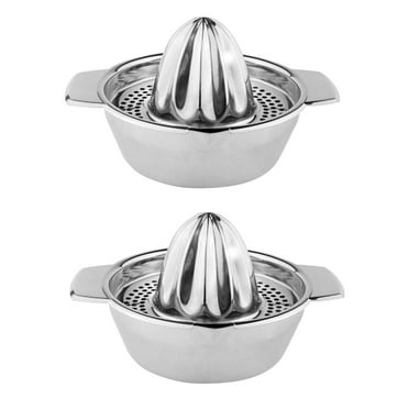 Creative Co-Op Clear Pressed Glass Juicer (Set of 2 Pieces) - Walmart.com