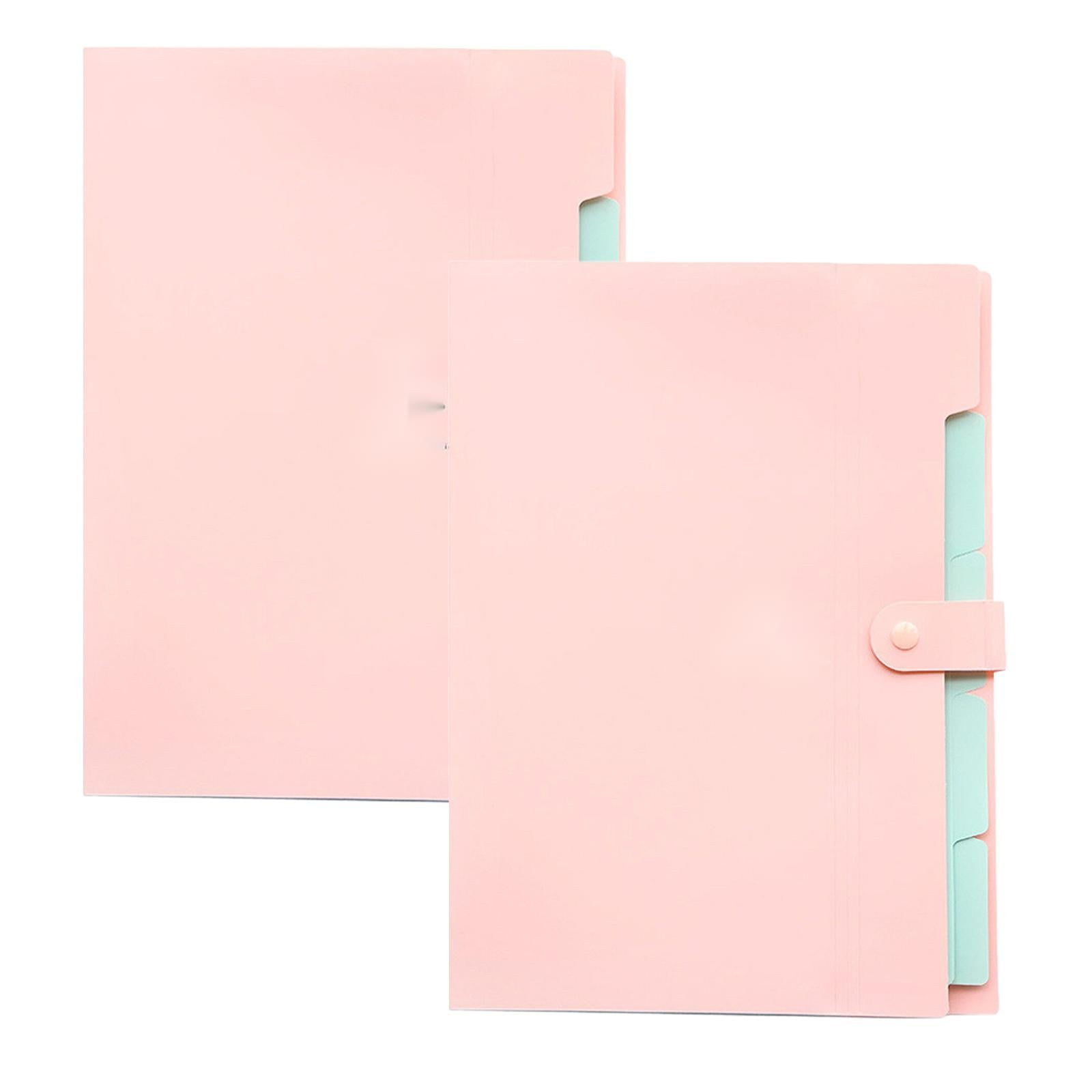 Wiueurtly Supply Bag Bag Fastener Holder Organizer File Folder A4 File ...