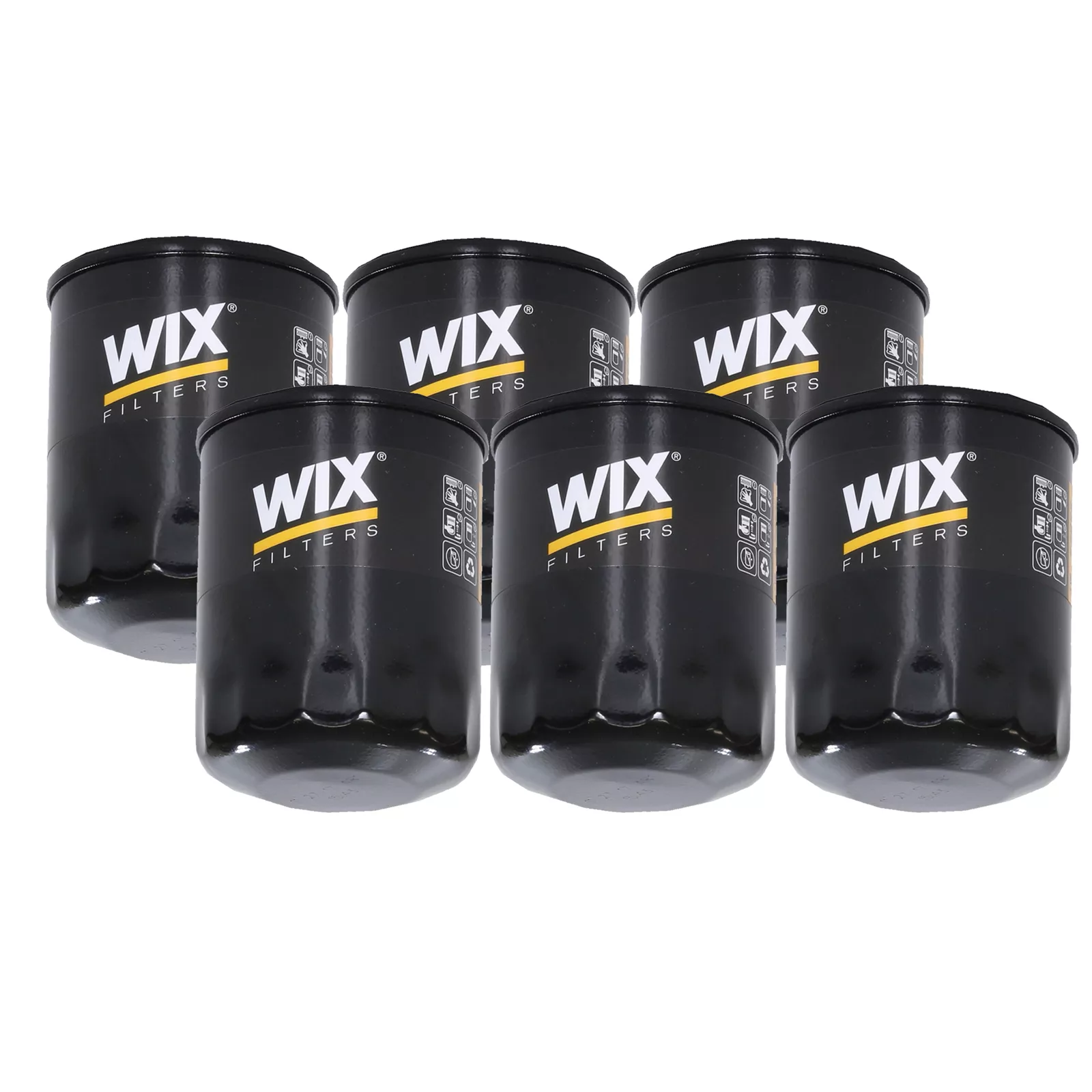 Wix Set of 6 Engine Motor Oil Filters For Subaru Forester Impreza ...
