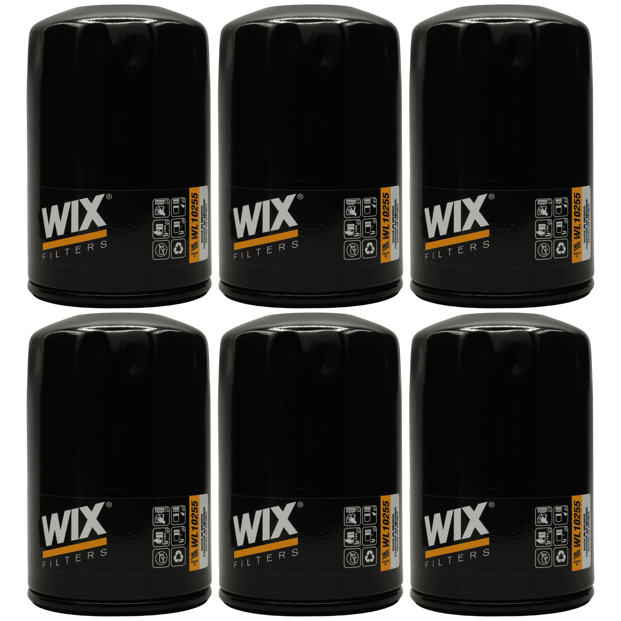 WIX Filters WL10255 Spin-On Lube Filter (Pack of 6) - Walmart.com