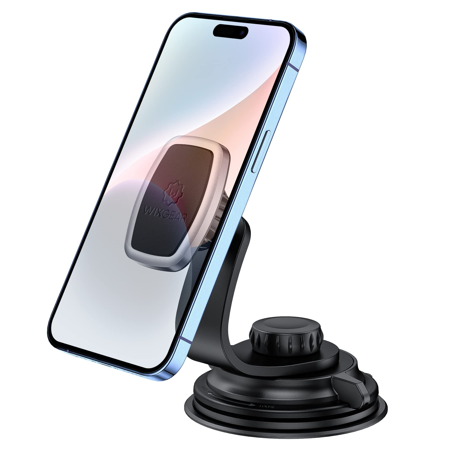 WixGear Universal BENDABLE Dashboard SSF20 Magnetic Phone Car Mount ...