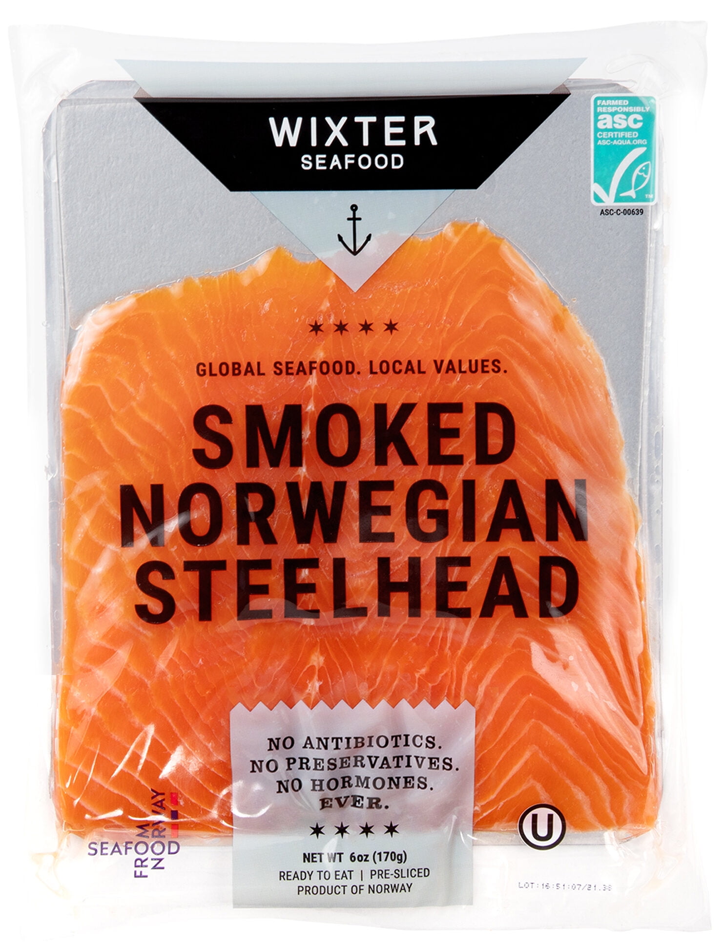 Wixter Seafood Smoked Norwegian Steelhead (Trout). ASC and OU Kosher ...