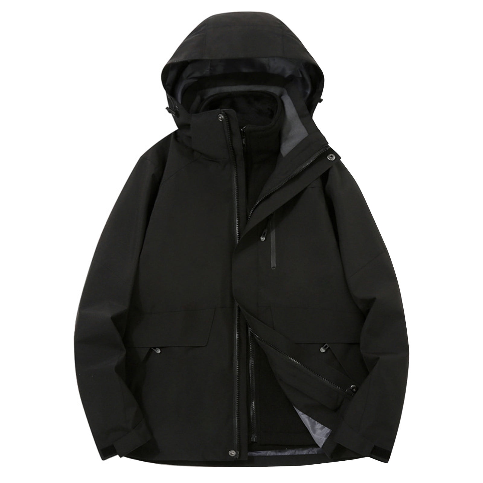Wiyuqeen Oversized Rain Jacket for Women Loose Fit Waterproof ...