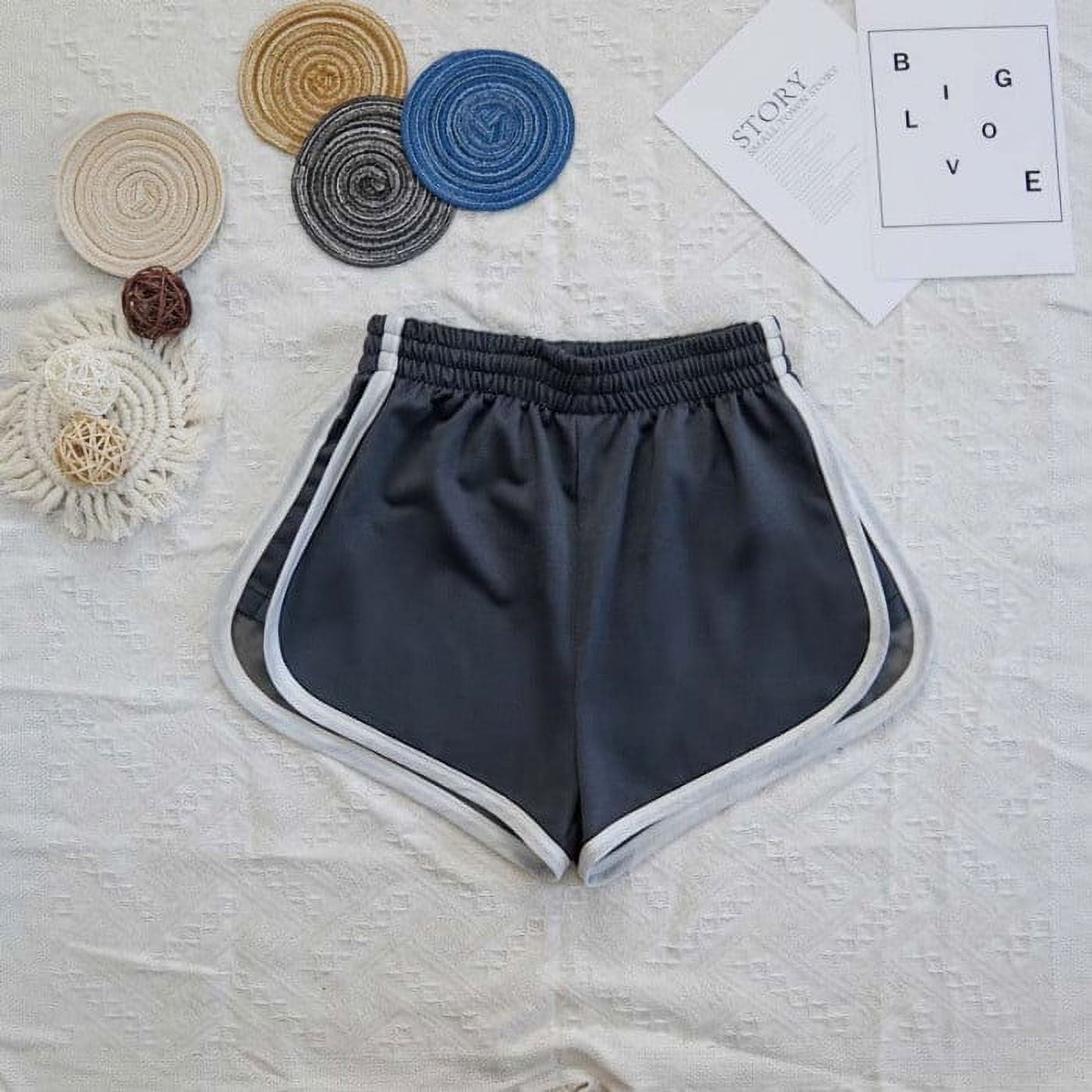 Wiyuqeen Plus Sized Shorts Athletic Woman Soft Treny Color Block Yoga ...