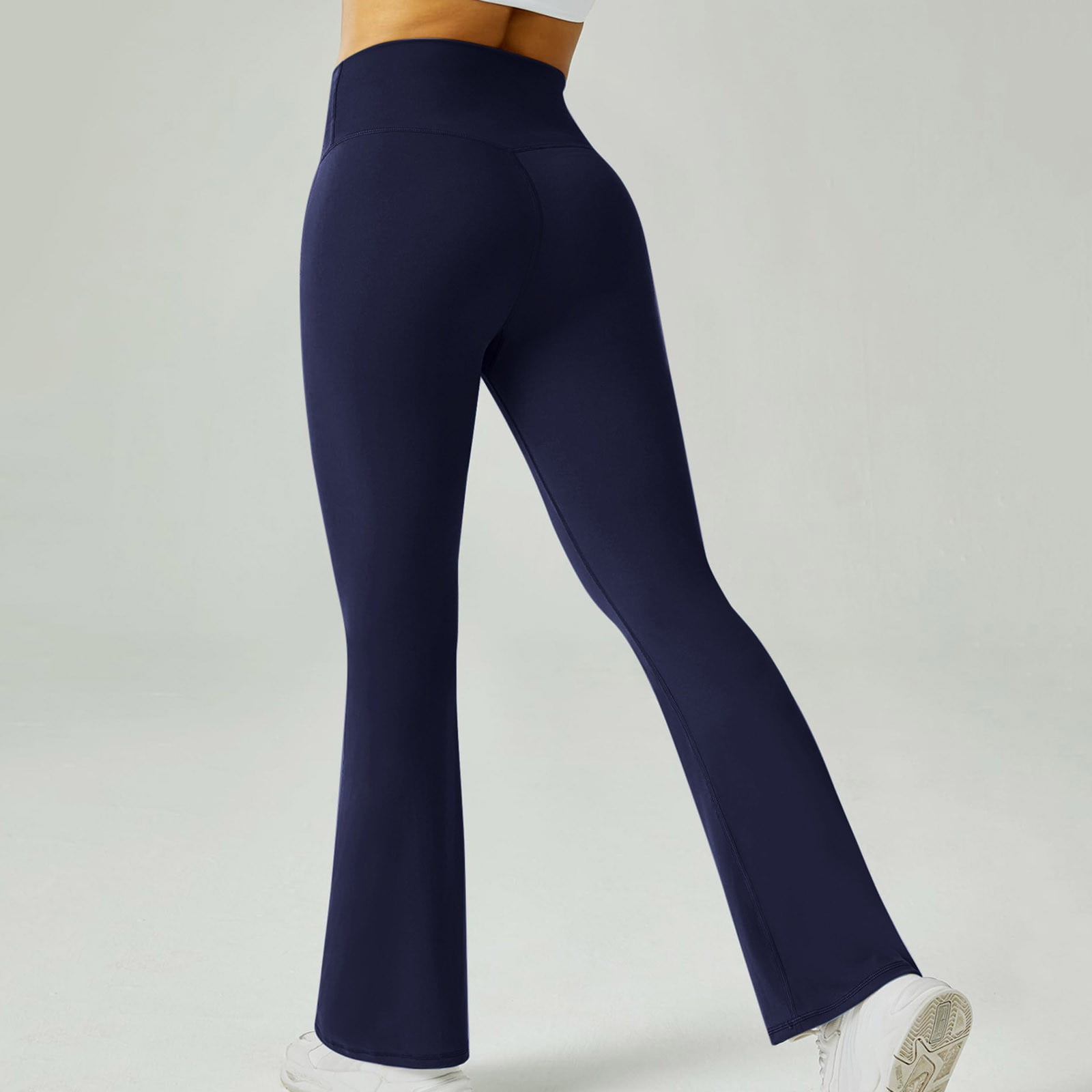Wiyuqeen Women's Flare Yoga Pants Elastic High Waist Flared Leggings ...