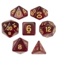 Wiz Dice Blood Lust Polyhedral Dice Set in Display Case, Translucent ...