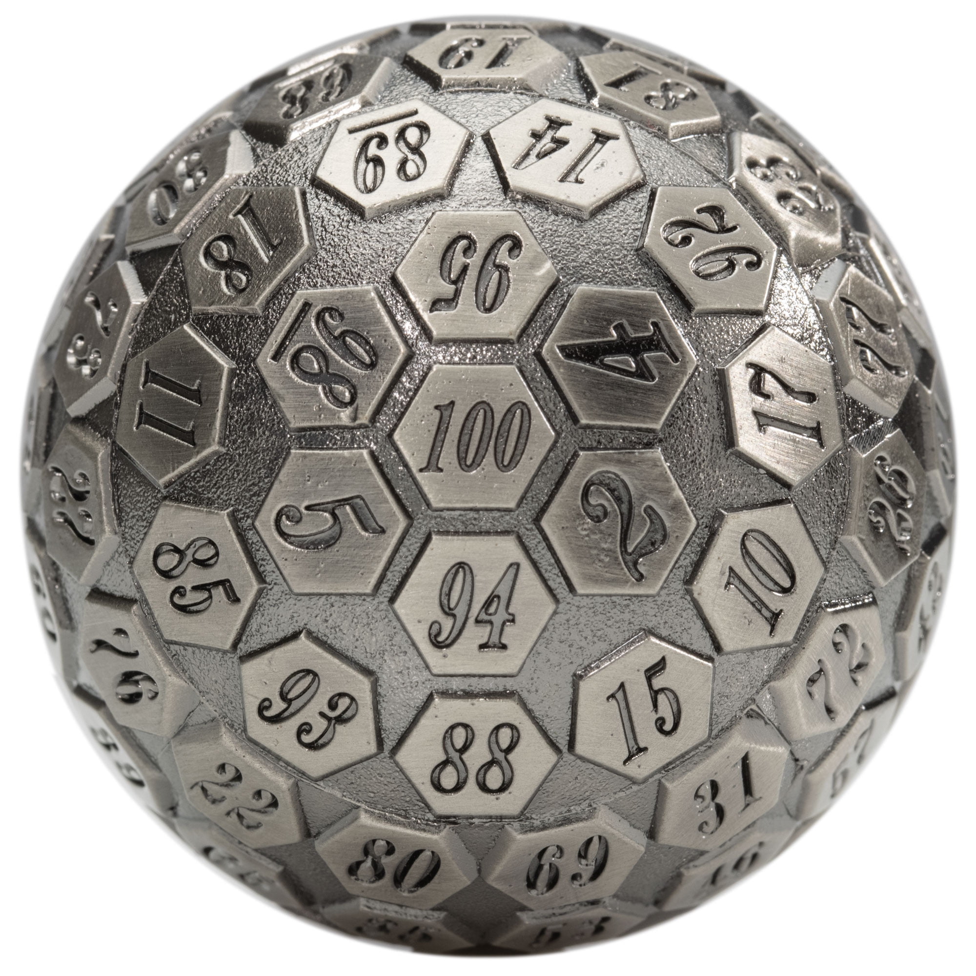 Wiz Dice - Orb of Predestined Fate - 100 Sided Metal Dice for Tabletop ...