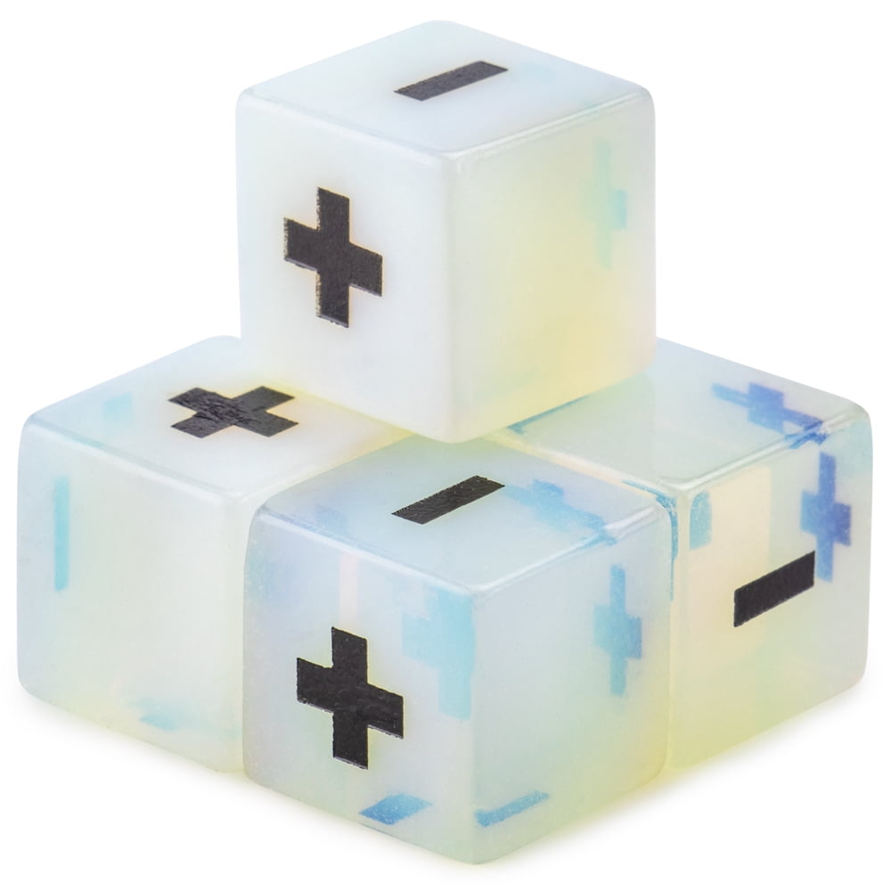 Wiz Dice Stone Fudge Dice - Polyhedral Dice Set with a Dice Bag for ...