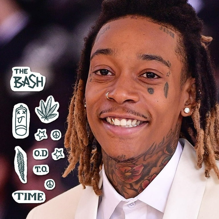 Wiz Khalifa Tatuagem No Rosto Com Sinal De Paz Wizkhalifa Hi Res Stock
