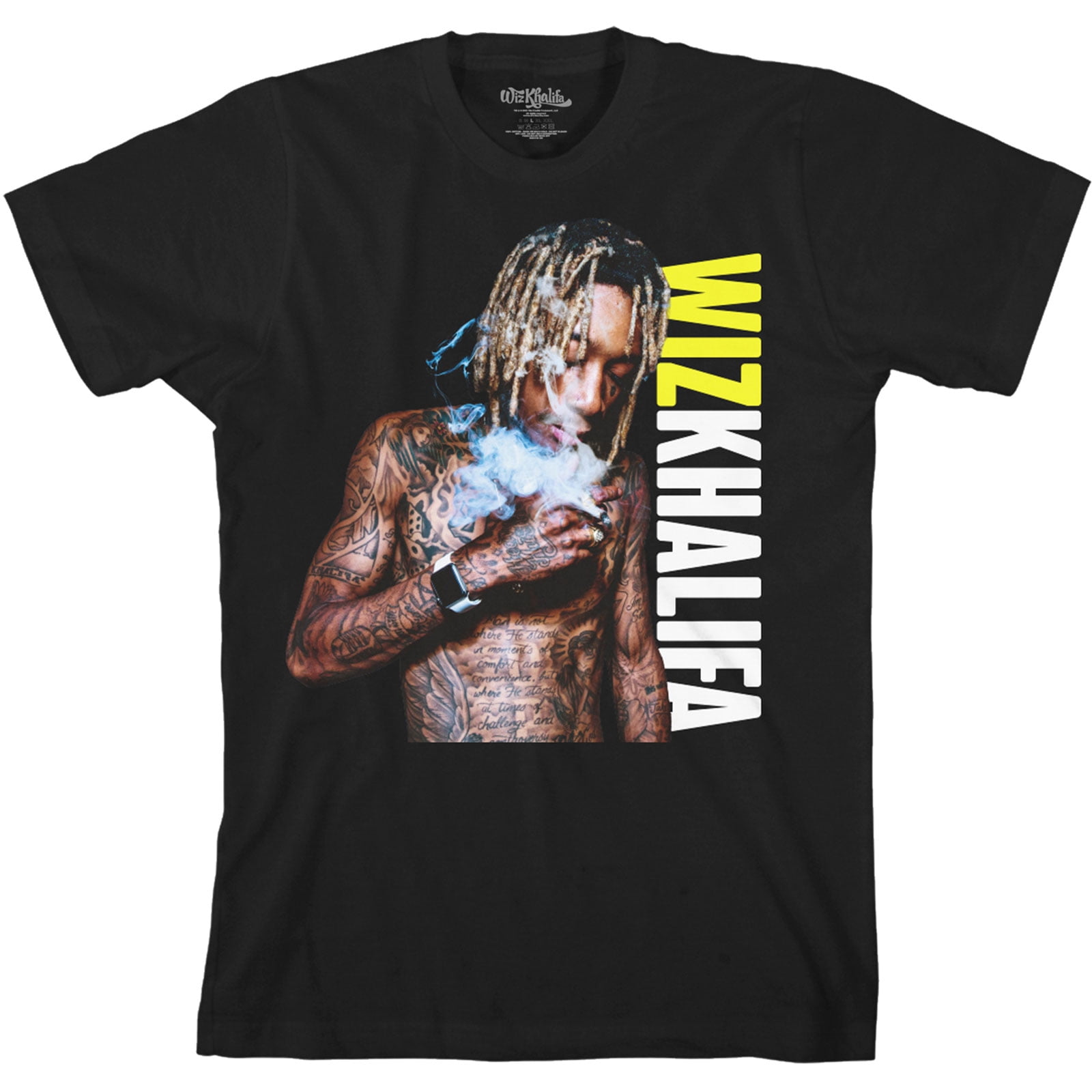 Wiz Khalifa Officially Licensed Unisex T-Shirt, Medium, Soft Style ...