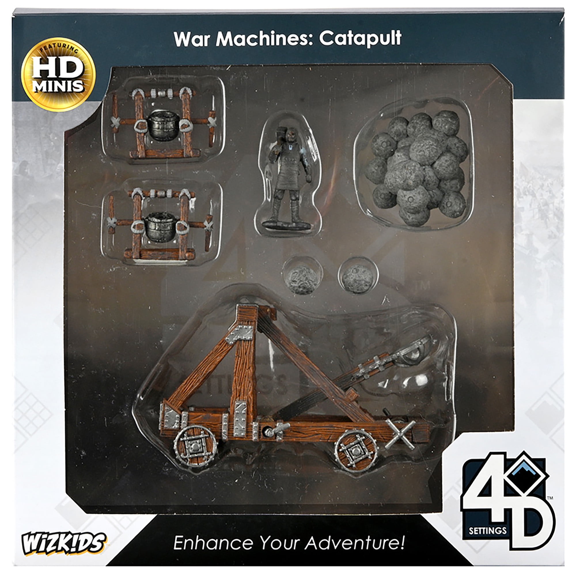 WizKids 4D War Machines: Catapult - Miniatures, RPG Tabletop Accessory ...