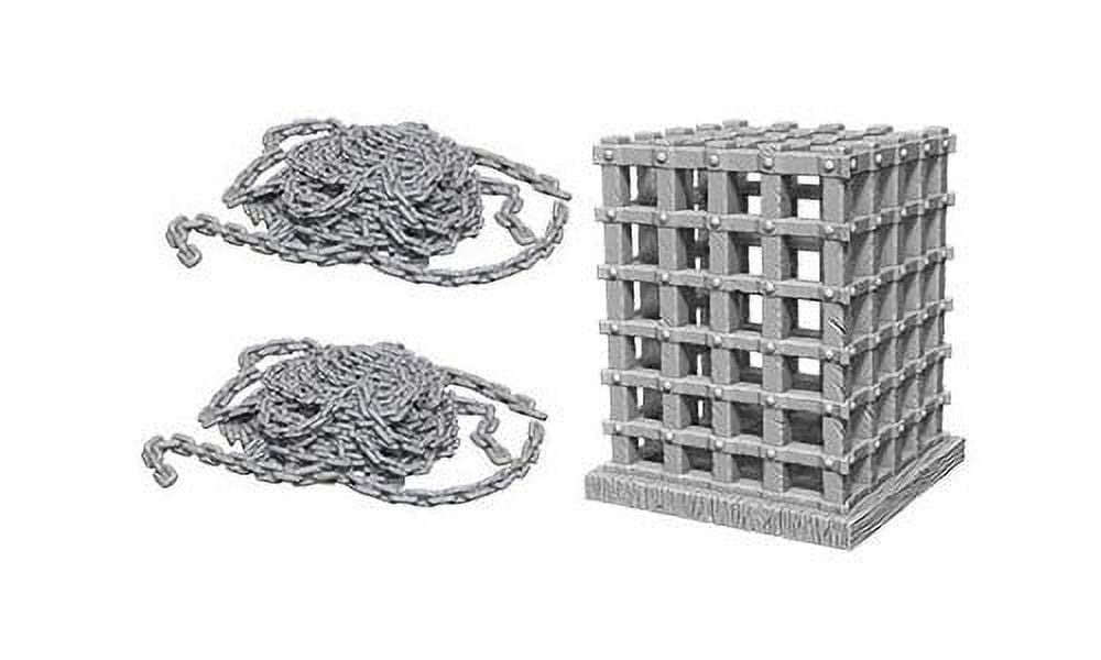 WizKids Deep Cuts Unpainted Miniatures: Cage and Chains - Walmart.com