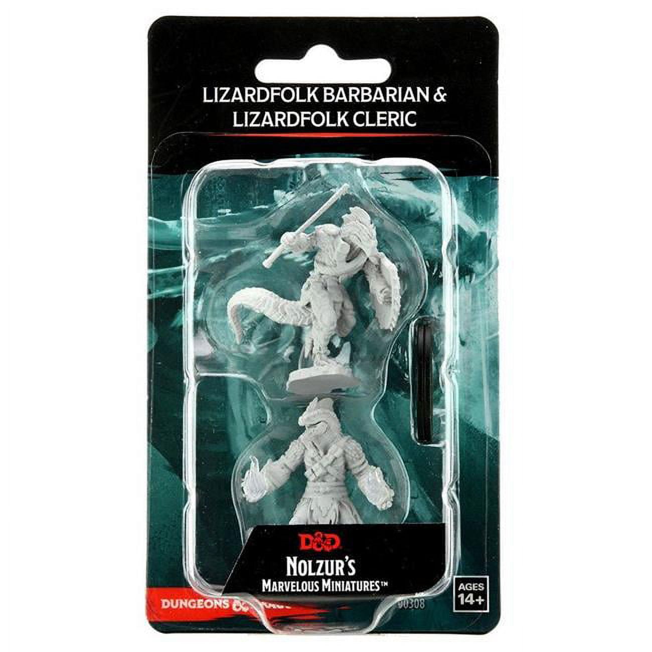 WizKids WZK90308 Dungeons & Dragons Nolzus Marvelous Unpainted - Lizard ...