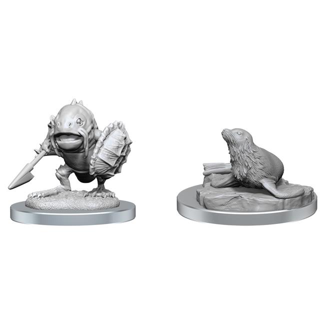 WizKids D&D Nolzur's Marvelous Miniatures: Locathah & Seal - Walmart.com