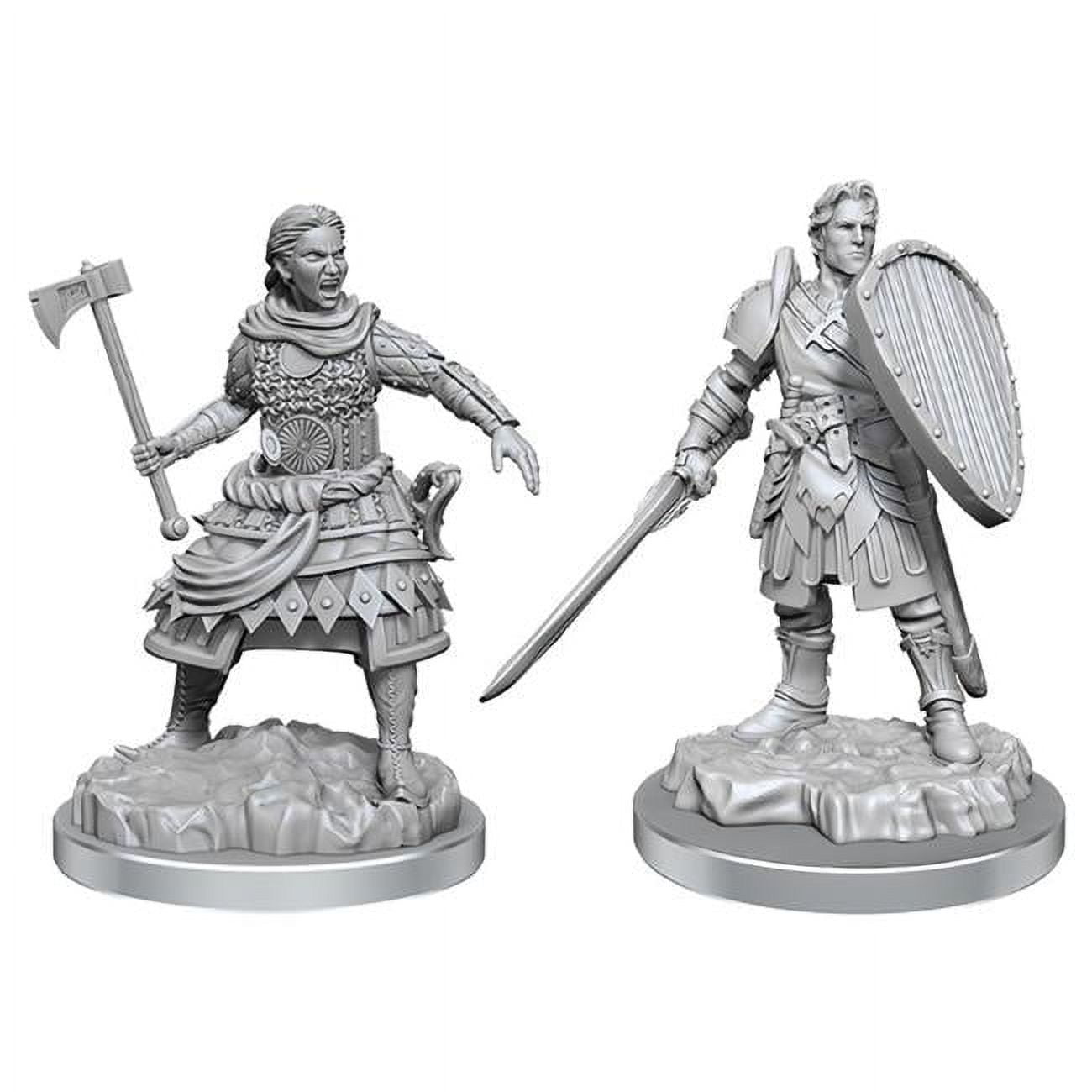 D&D: Nolzur's Marvelous Miniatures: Human Fighters Wave 21 (Unpainted ...