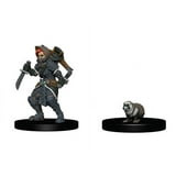 WizKids Wardlings RPG Figures: Girl Rogue & Badger Figure - Walmart.com