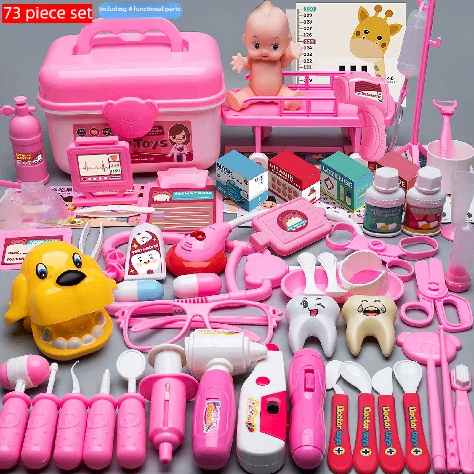 WizKidz Doctor Nurse Role Play Set Medical Tools With Stethoscope ...